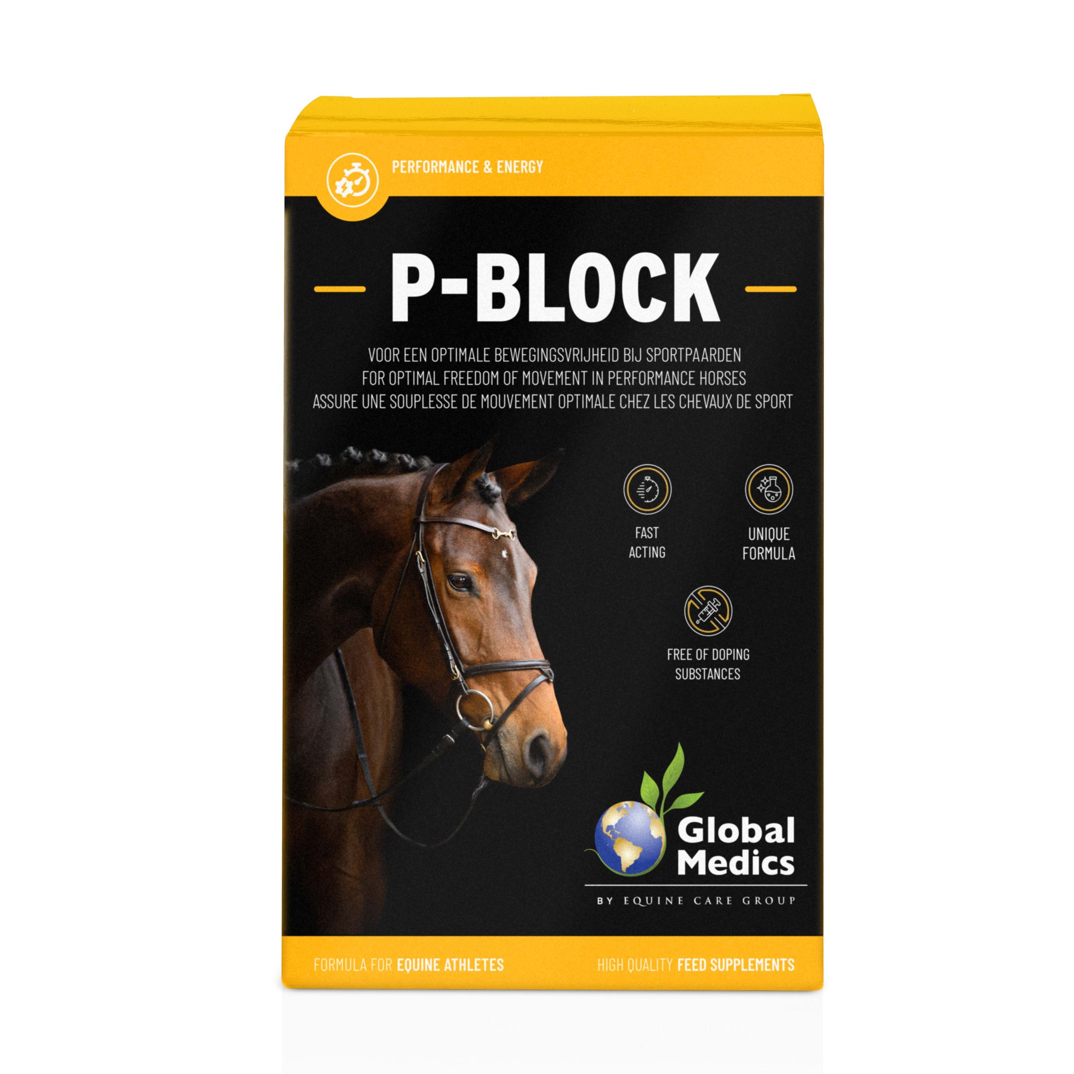 Global Medics P-Block 10 X 30G Sachets – equineproducts-ukltd